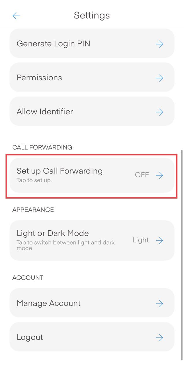 How to set up call forwarding? – Phoner
